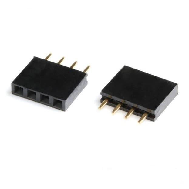 Jual Pin Header Female - 1x4 2.54mm - 4 Pin head - Kota Bandung ...