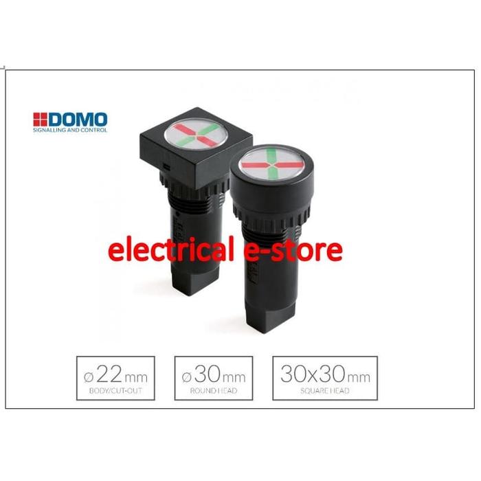 Jual Semaphore LED indicator with Screw Terminals 30mm - Round - Kota ...