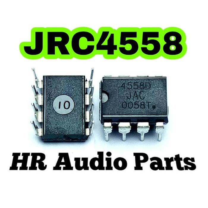 Jual JRC4558 jrc 4558 4558d IC Op-Amp DIP-8 - Kab. Gresik - HR Audio Parts | Tokopedia