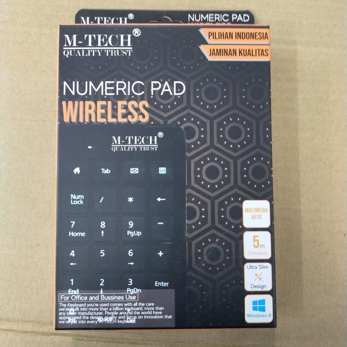 Jual Usb Keyboard Numerik Pad Wireless M-tech Di Seller Velvet Store ...
