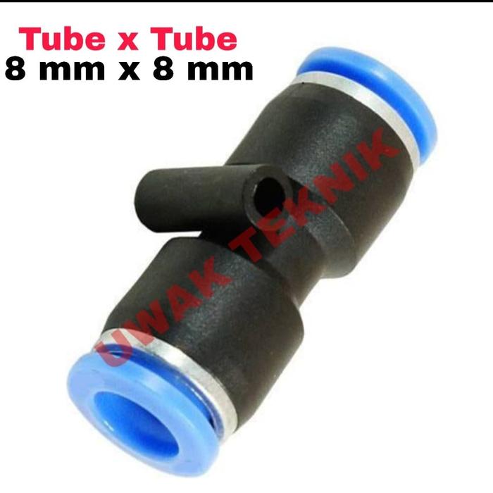 Jual Fitting Pneumatic Straight Union connector 8mm tube - Kota Medan ...
