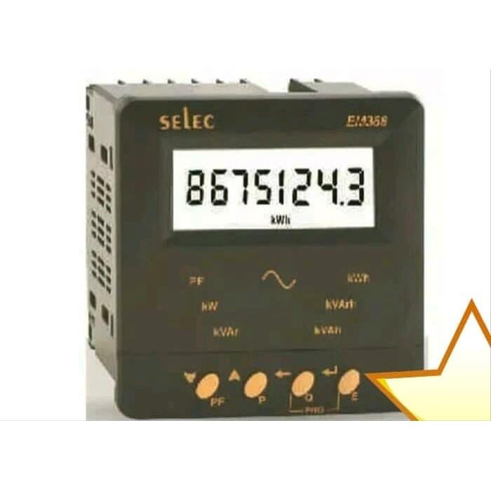 Jual Panel Meter 3Phase LCD Energy Meter EM368-C-CU FORT - Kota ...
