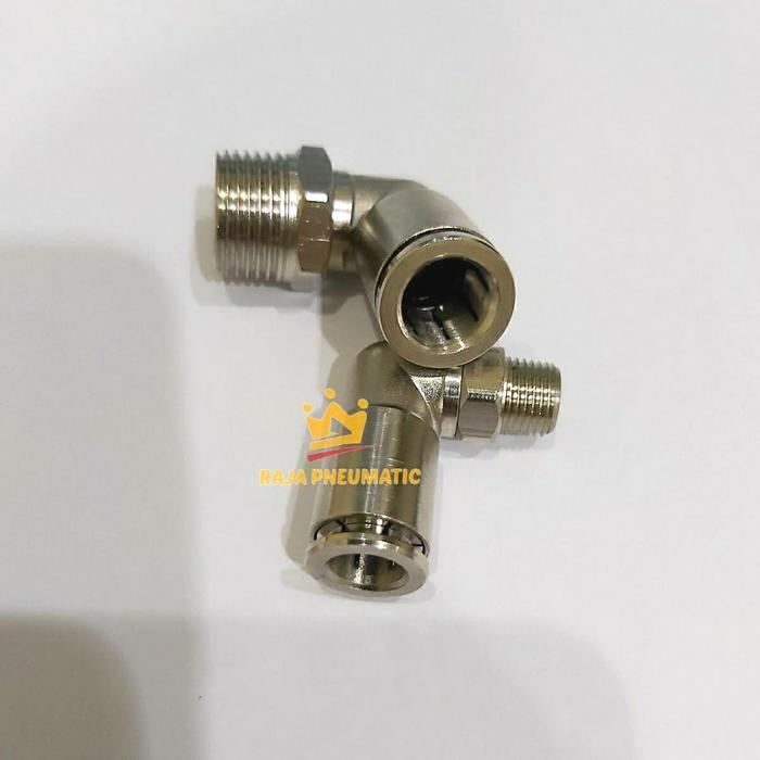 Jual FITTING ANGIN METAL PUSH IN ELBOW UKURAN 12 MM DRAT 1/2 - Jakarta ...