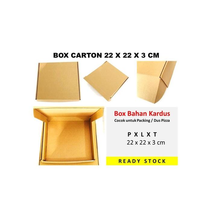 Jual BOX PIZZA / BOX KARDUS 22 X 22 X 3 Cm - Jakarta Barat - TUKUMURAYO ...