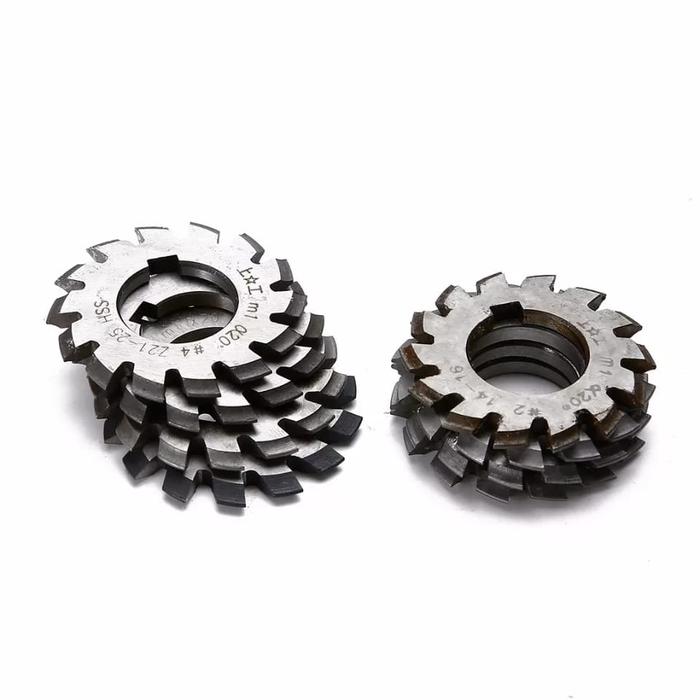 Jual Module M2 Set no 1-8 / Involute Gear Cutter / Gear Milling Cuter ...