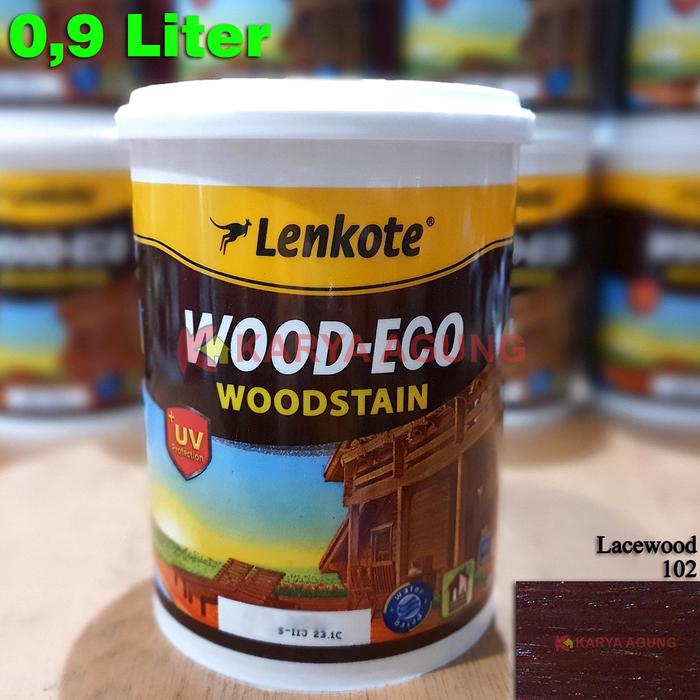 Jual Cat Politur Kayu Lenkote WOOD-ECO Woodstain Berbahan Dasar Air ...