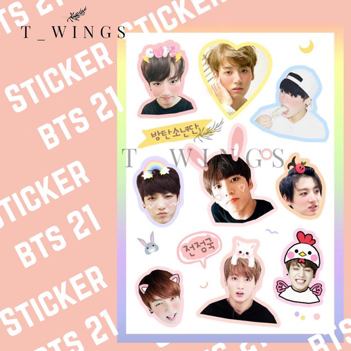 Jual STICKER BTS VER. JUNGKOOK BTS21 BT21 - Kota Medan - kawaii ...