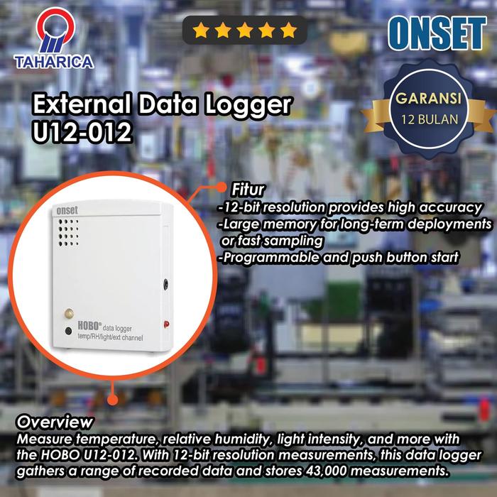 Jual Temperature/Relative Humidity/Light/External Data Logger U12-012 ...