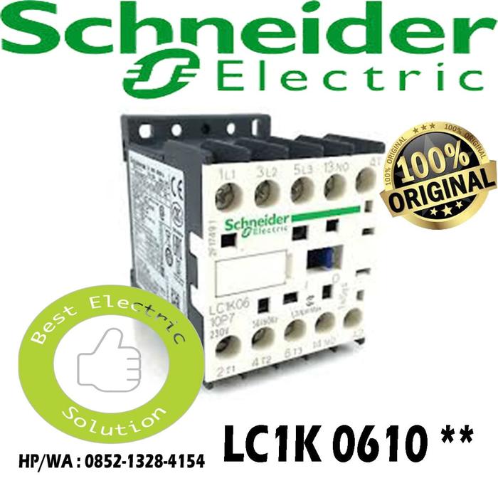 Jual Kontaktor Schnieder / LC1K0610** / LC1K0610 / Contaktor Schneider ...