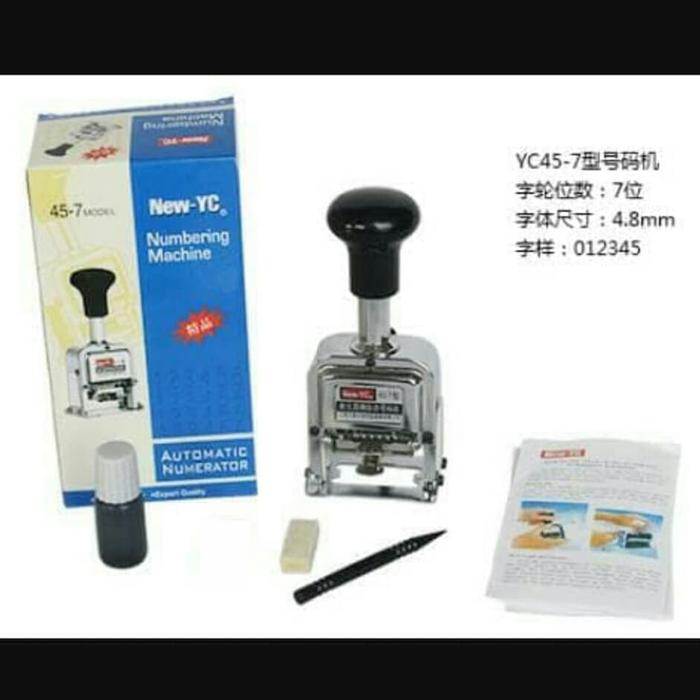 Jual Numerator New YC 7 Digit/ Stempel Nomor otomatis / Automatic ...