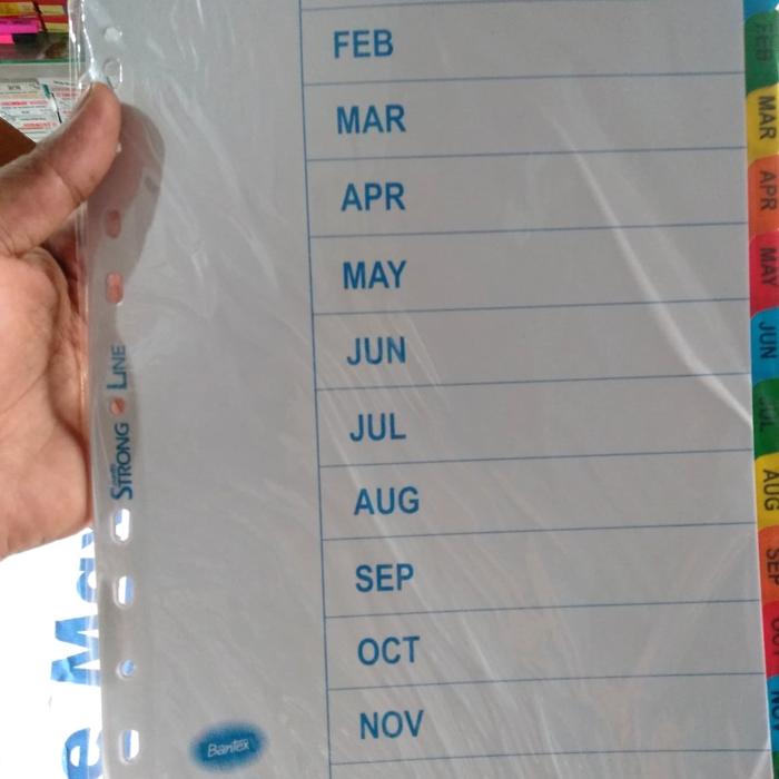 Jual Pembatas kertas bulan / divider bulan 6259 - Jakarta Selatan ...