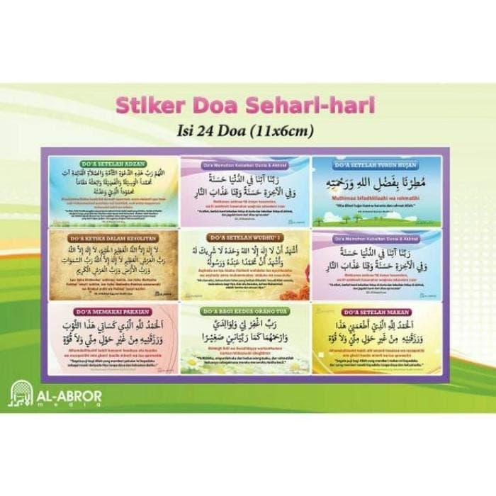 Jual Stiker Dzikir & Doa Sehari-hari Sticker Doa Harian Anak Al Abror ...