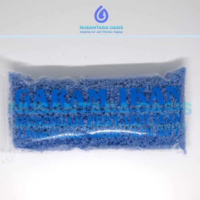 Jual GARAM BIRU IKAN KOI GAREM / BLUE SALT 500 GR AQUARIUM KOLAM ...