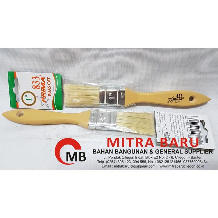 Jual Kuas Cat Tembok / Kuas Cat Kayu Besi / Kuas Cat PRIMA 1 inch ...