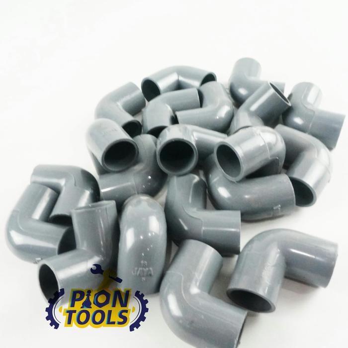 Promo Jaya ORI Knie PVC TS 1/2" Elbow PVC Knee PVC Elbow L PVC Keni PVC ...