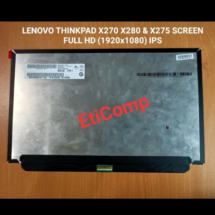 Jual LED LCD Lenovo Thinkpad X270 X280 A275 FULL HD (1920x1080) IPS ...