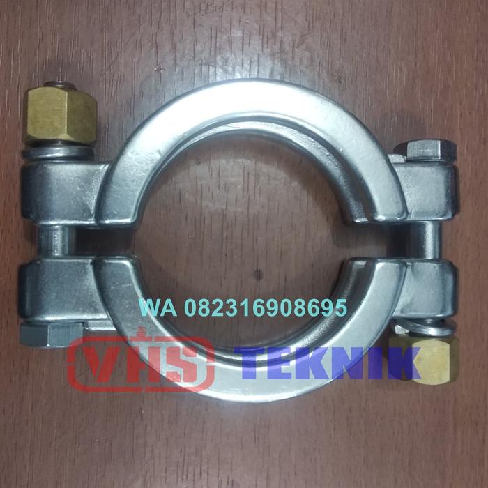 Jual SANITARY CLAMP FERRULE HIGH PRESSURE MINOX TRICLAMP 2" INCH SS304 ...