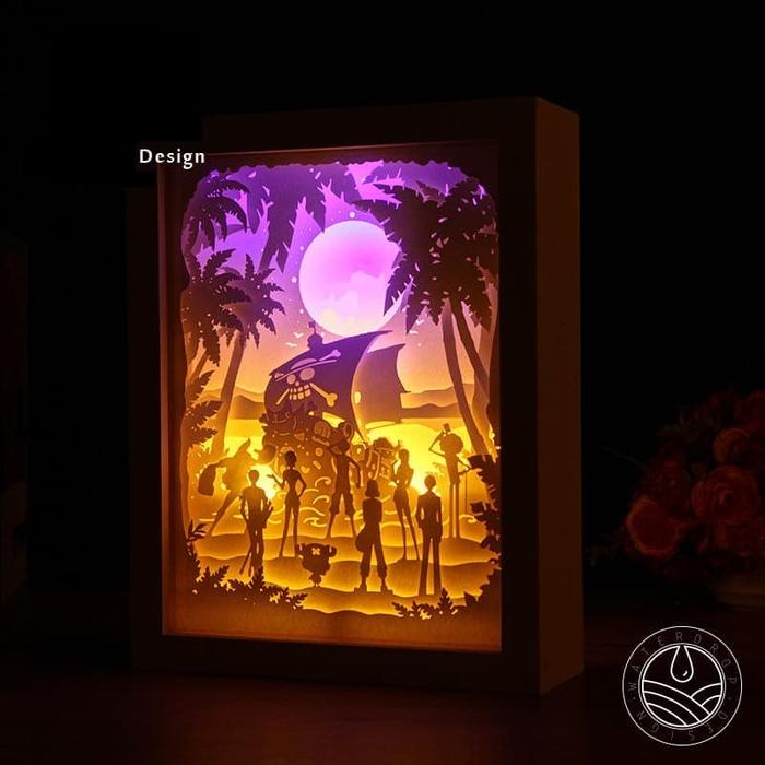 Jual Lampu Hias, LED Lightbox "One Piece" (Papercutlightbox 042) - Kab ...
