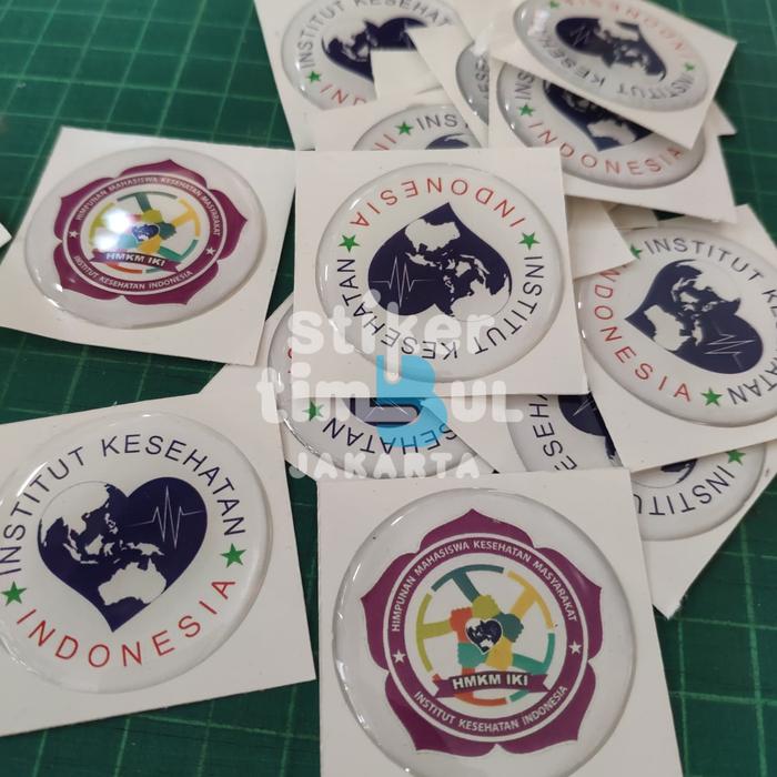 Jual stiker timbul custom - dome sticker - stiker resin custom ...