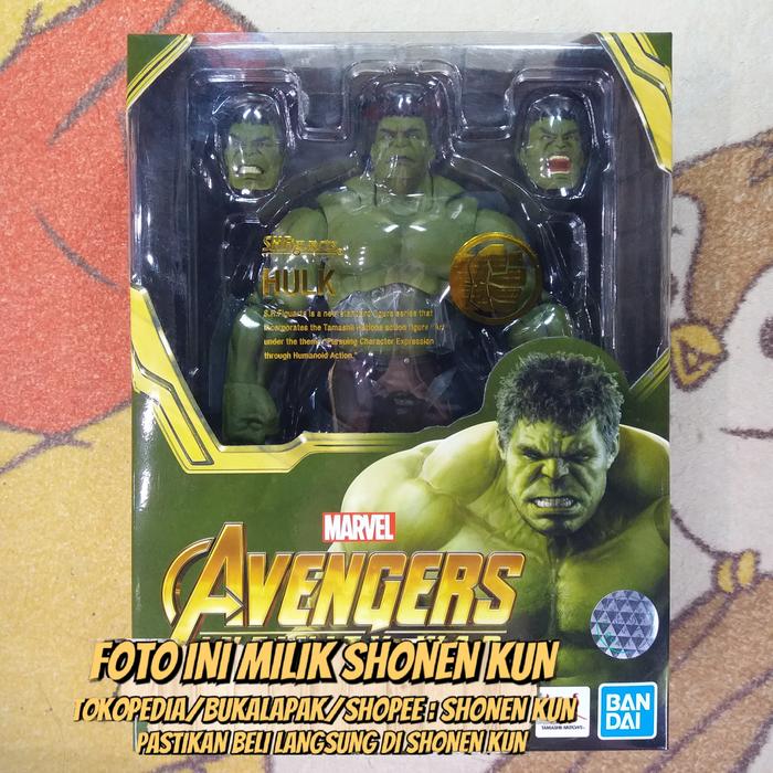 Jual SHF HULK MARVEL AVENGERS ENDGAME END GAME INFINITY WAR ORI ...