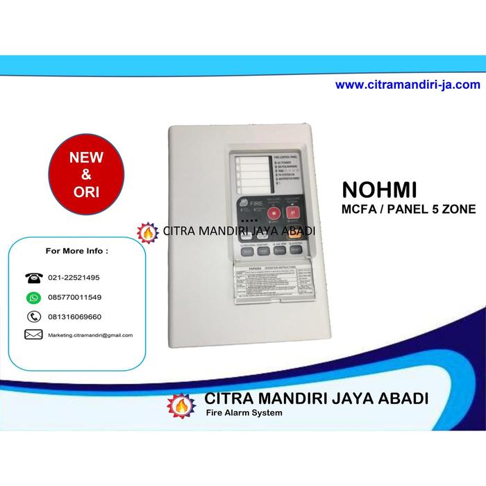Jual MCFA Panel Fire Alarm 5 Zone merk NOHMI - Jakarta Barat - CITRA MANDIRI JAYA ABADI | Tokopedia