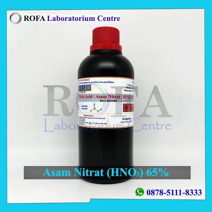 Jual Asam Nitrat / Nitrit Acid / HNO3 65% 500 mL - Kota Bandung - ROFA ...