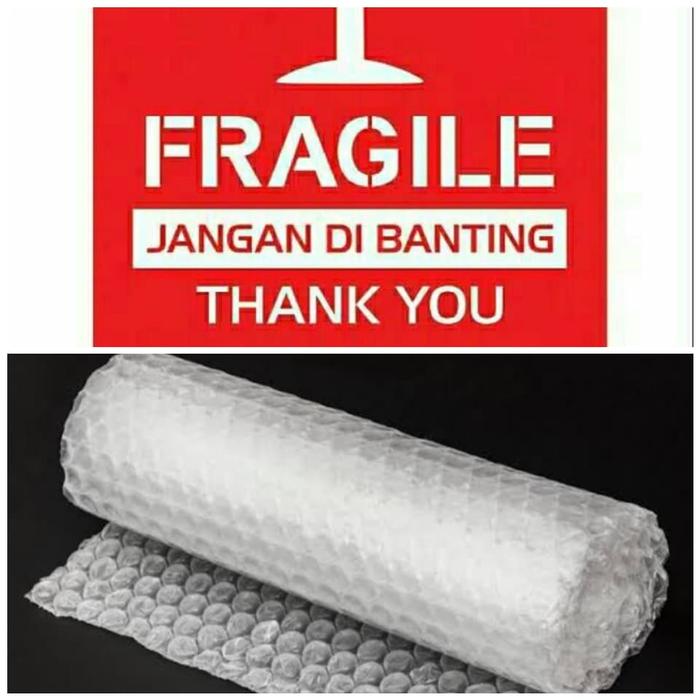 Jual TAMBAHAN PACKING PREMIUM, EKSTRA BUBBLE WRAP 2 LAYER + STICKER ...