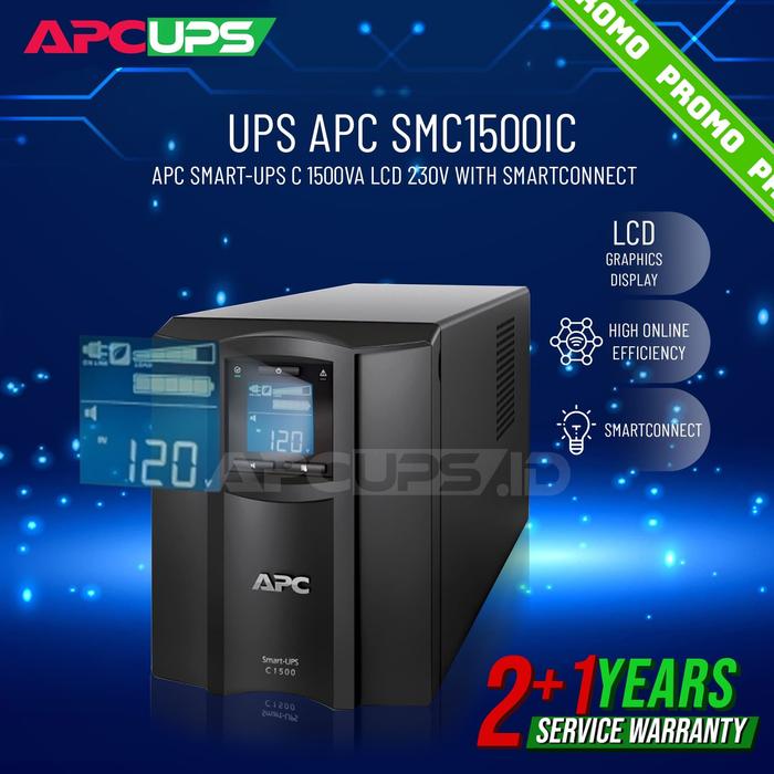 Jual UPS APC SMC-1500-IC Smart-UPS C 1500VA LCD 230V with SmartConnect - Jakarta Barat - JESPRO ...