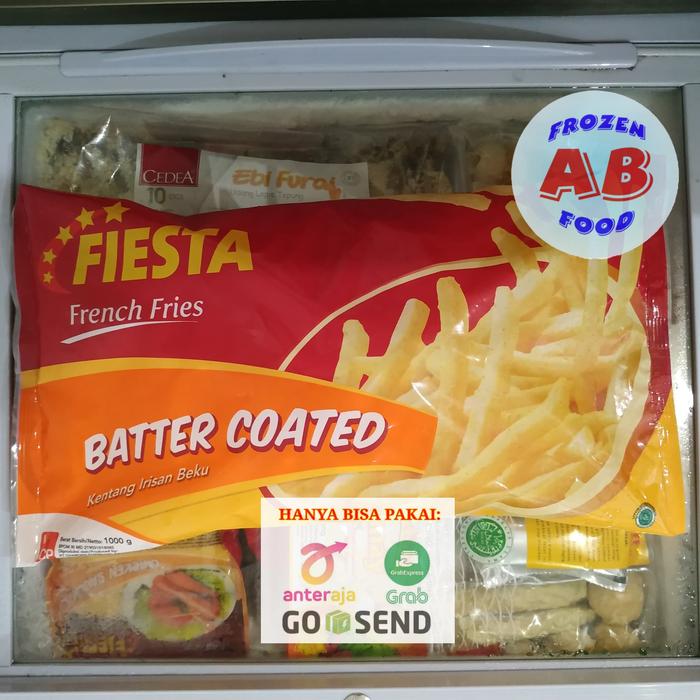 Jual Fiesta Batter Coated 1 Kg Kentang French Fries Butter Coated 1000 ...