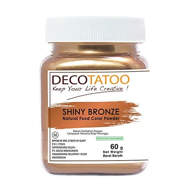 Jual Decotatoo Shiny BRONZE Color 60 gr (pewarna makanan) - Kota ...