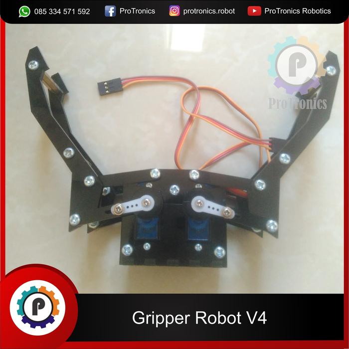 Jual Gripper Robot v4 include servo - Kota Surabaya - ProTronics ...