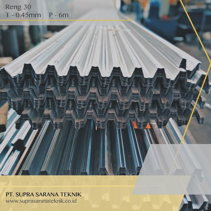 Jual RENG baja ringan 0.45 mm galvalum R30 zincalum SUPRA TRUSS SNI ...