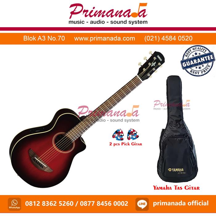 Promo Yamaha APXT2 DRB Electric Guitar APXT-2 Gitar Mini Elektrik 3/4 ...