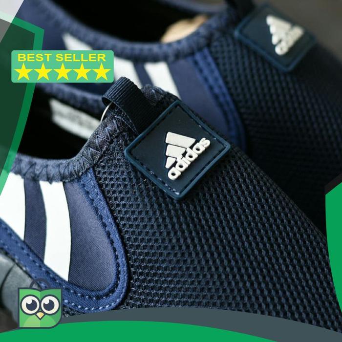 Jual Sepatu Adidas Jawpaw Slip On Grade Ori Sport Outdoor Full Navy ...