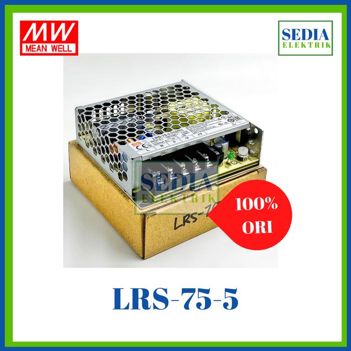 Jual POWER SUPPLY MEANWELL LRS-75-5 LRS 75 5 LRS755 - Kota Cimahi ...