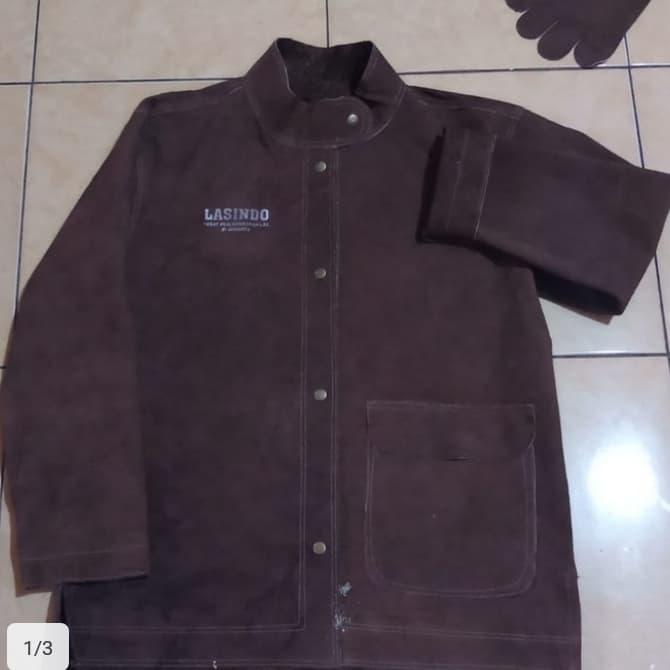 Jual jaket safety las/baju welding/kemeja las bahan kulit - Jakarta ...