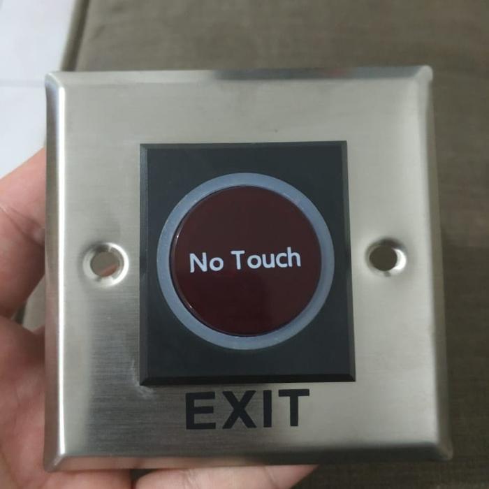 Jual Exit Button No Touch Stainless Access Door Control Push Infrared murah - Jakarta Barat ...