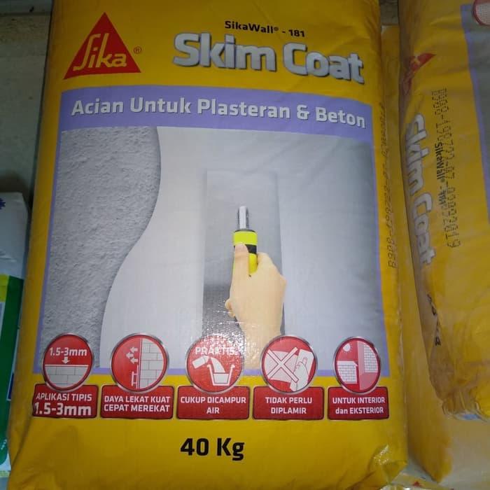 Jual SIKA Sika semen acian dinding (skimcoat) 40kg - Kota Tangerang ...