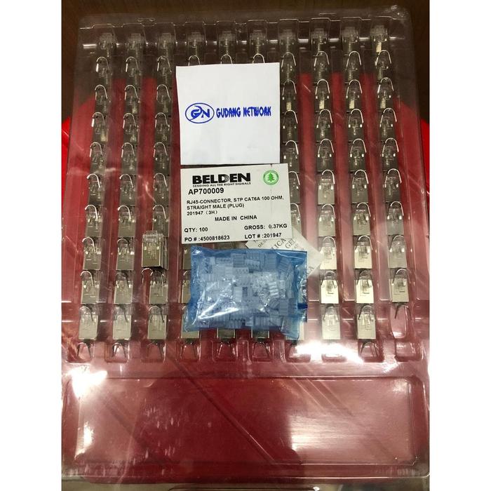 Jual Belden Connector STP Cat6a 10giga / Konektor Cat.6A ( AP700009 ...