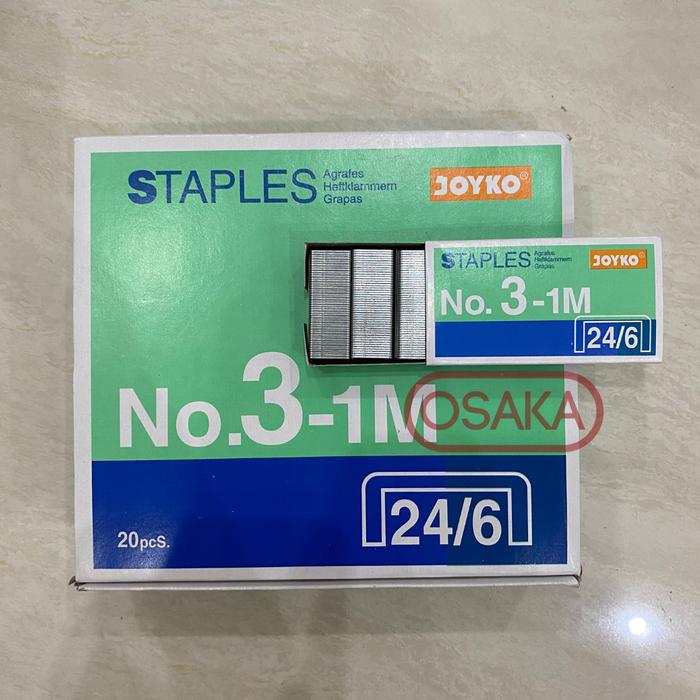 Jual Isi Stapler / Staples Joyko No. 24/6 / No. 3-1M - Jakarta Barat ...