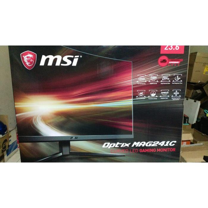 Jual MSI Optix MAG241C 24”Gaming Curved Monitor 1920x1080 144Hz Full HD ...