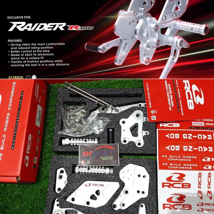 Jual foot step underbone satria Fu injeksi ub foot rest bukan bpro ktc ...