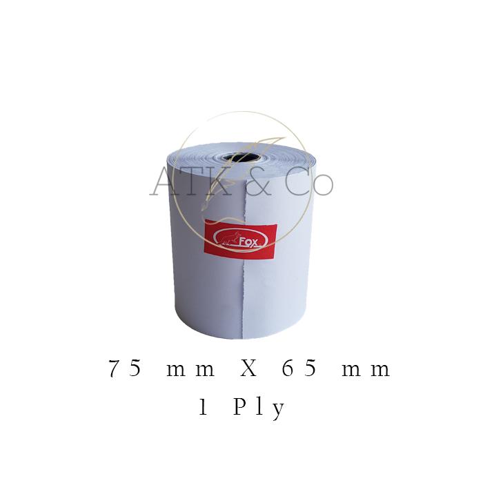 Jual Kertas Telstruk 1Ply Fox 75mm x 65mm - Kertas Struk Kasir - Kota ...