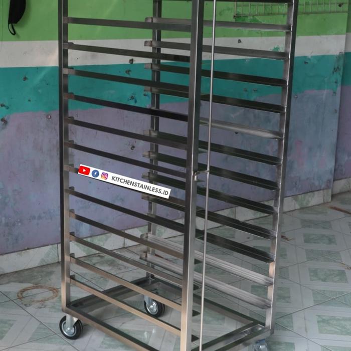 Jual Troli Roti /Trolley Bakery / Troli Loyang Stainless - Kab ...