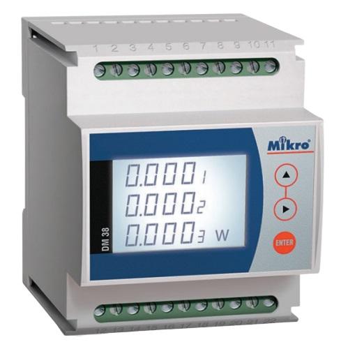 Jual MIKRO Digital Power Meter w Modbus DINRAIL - DM 38-240A - Jakarta ...