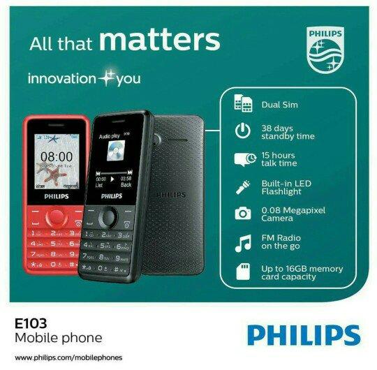 Jual PHILIPS XENIUM E103 GARANSI RESMI - Merah onderdil - Jakarta Barat - InnekeLarassati ...