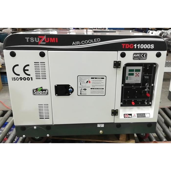 Jual Silent diesel genset 10 kva 8000 watt Tsuzumi single phase TDG 11000 S - Jakarta Barat ...
