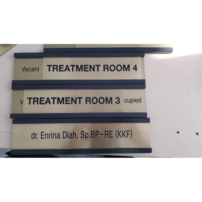 Jual Signage Door Sign NAMA DOKTER 02 - Jakarta Barat - Gosign Signage ...