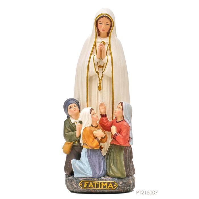 Jual Patung Rohani Bunda Maria Fatima & Tiga Anak Resin Doa Katolik ...