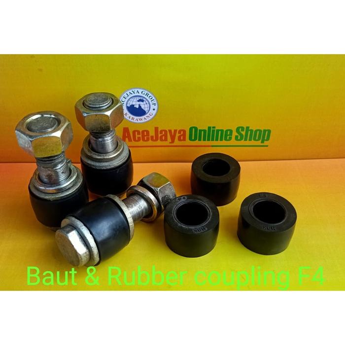 Jual Baut + Karet Coupling F4 / Bolt + Rubber F4 untuk Coupling Couple ...